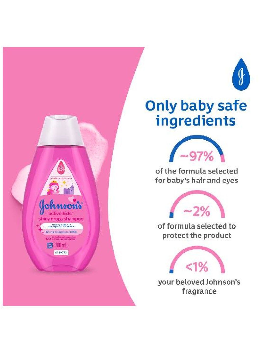 Johnson's Active Kids™ Shiny Drops Shampoo (100ml) | edamama